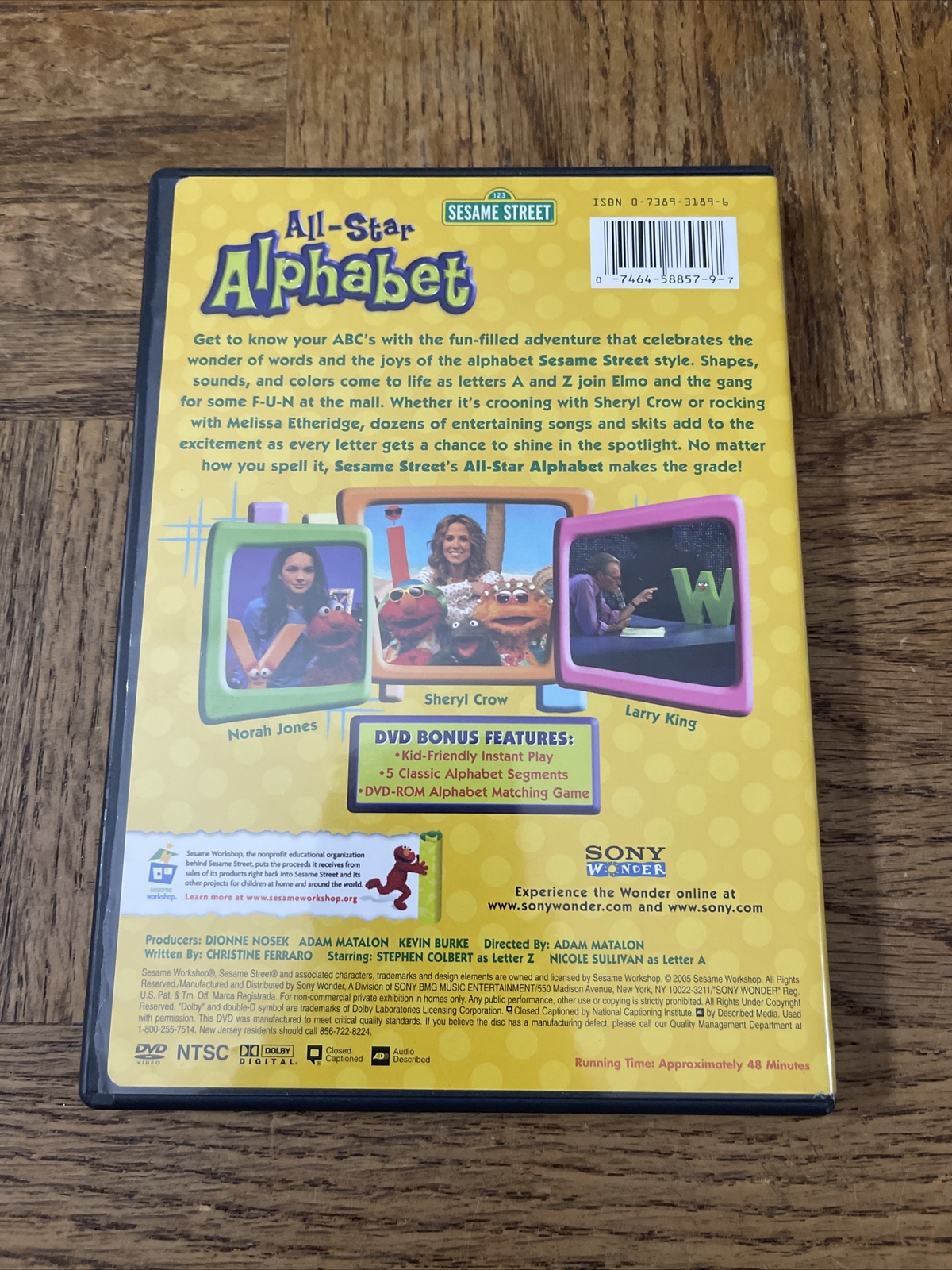 Sesame Street All Star Alphabet DVD 74645885797| eBay