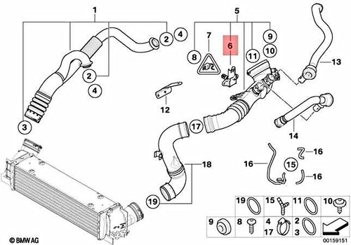 BMW E82 E90135i 535i 550i Intake Manifold Absolute Pressure MAP Sensor ...