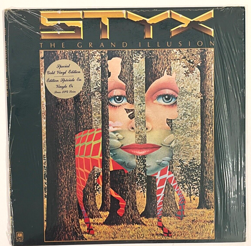 STYX ~ THE GRAND ILLUSION ~ SPECIAL GOLD VINYL EDITION ~ 1977 A & M #SP ...