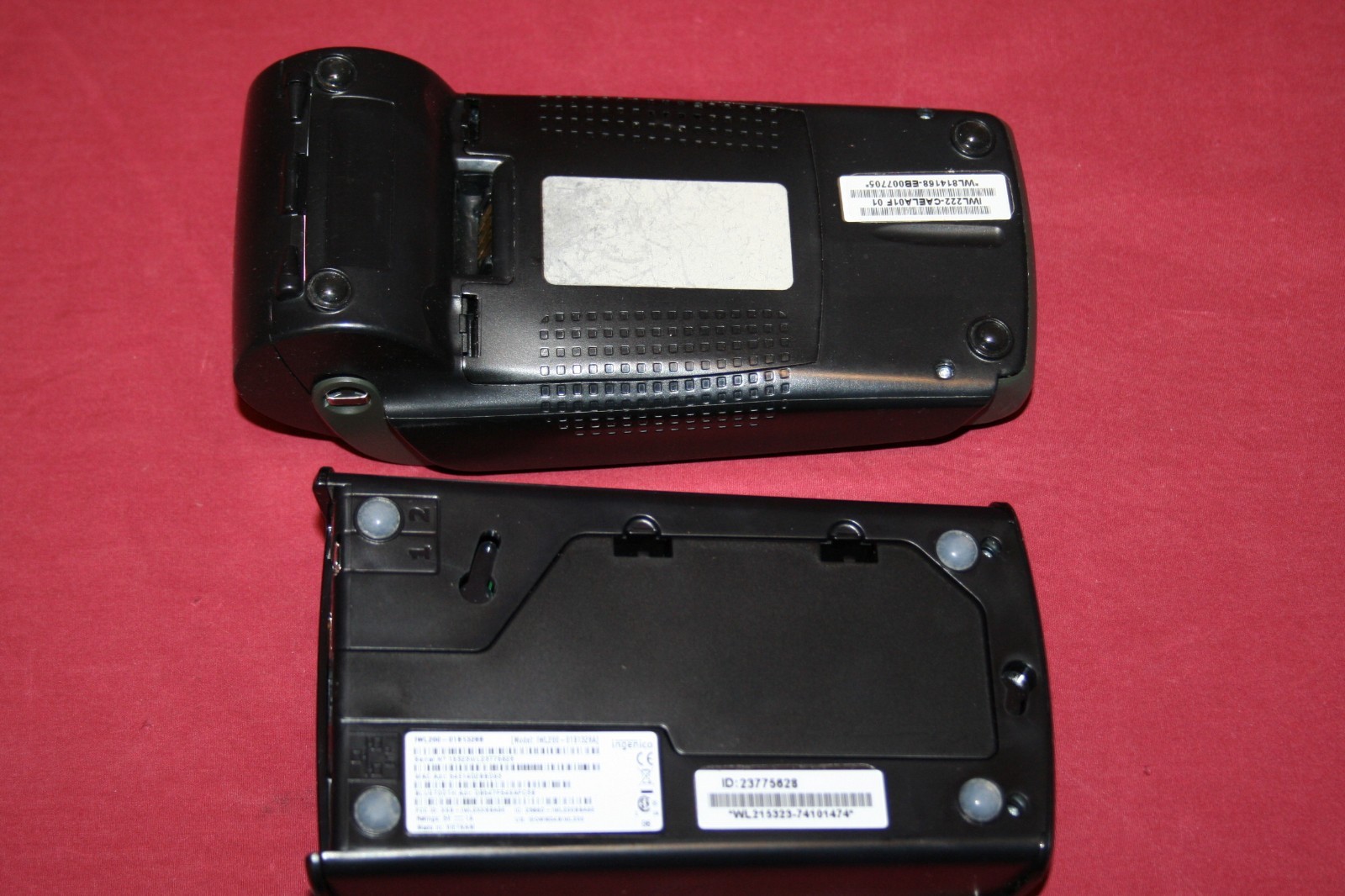 Ingenico IWL220/EMV Wireless Bluetooth Credit Card Terminal & Base-NO ...