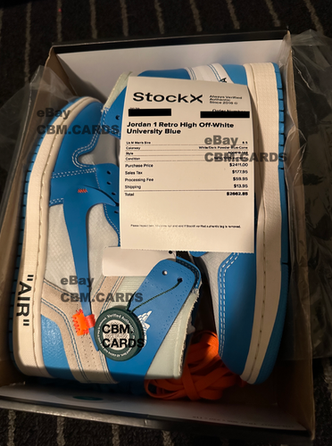 Air Jordan 1 Retro High “Off-White - UNC” NEW 8.5 Mens - StockX ...