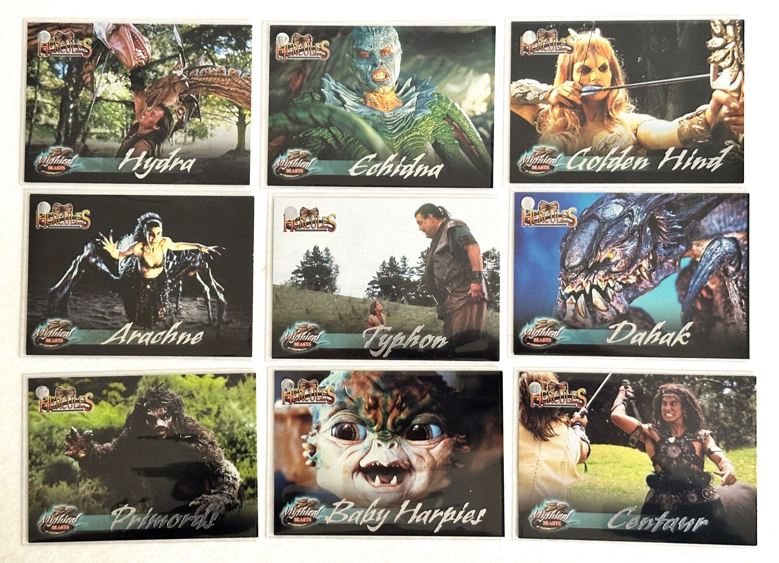 2001 Hercules The Complete Journeys: Mythical Beasts Complete Card Set ...
