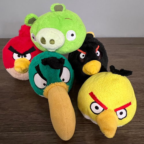 Angry Birds Plush Lot of 5 | eBay