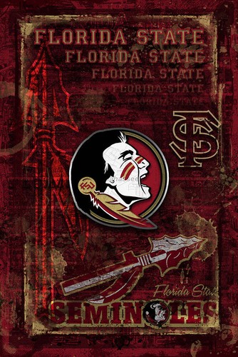Florida State Seminoles Poster, Florida State Gift, Seminoles Free ...