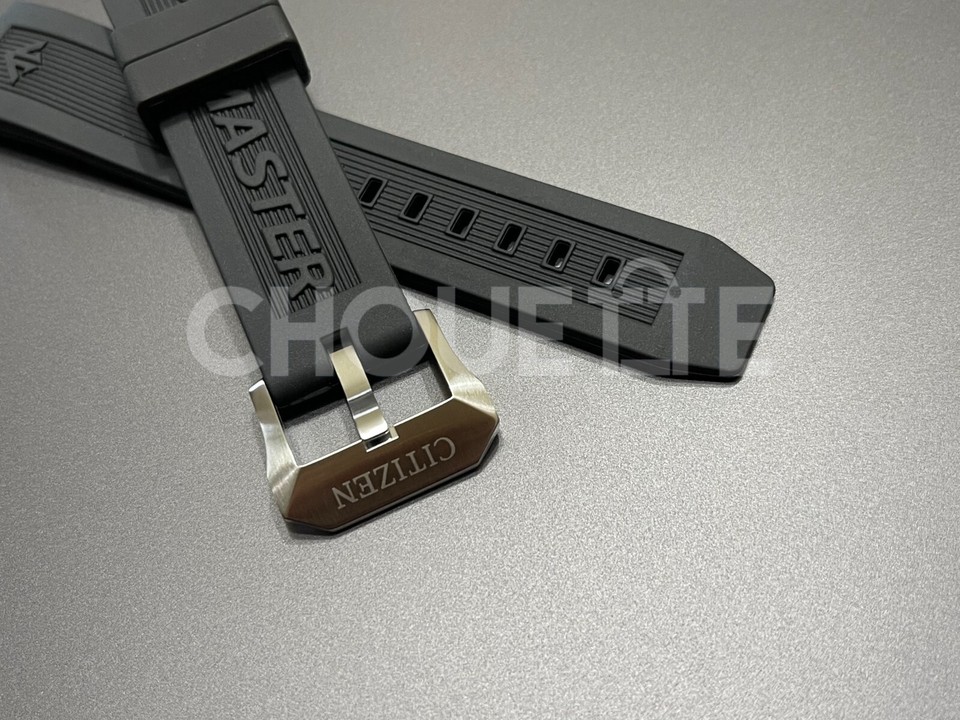 Citizen 22mm Black Rubber Watch Band Promaster Altichron BN5058-07E ...