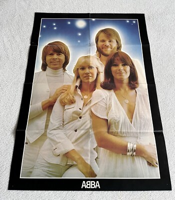 ABBA POSTER 1976 SCANDECOR Swedish Poster Music Magazine 1970s Vintage ...