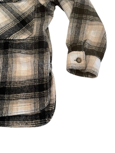 Ashley By 26 International Outerwear Plaid Flannel Jacket Shacket Sz L ...