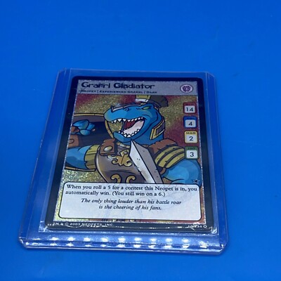 2003 Grarrl Gladiator 10/234 Holo Neopets TCG Card | eBay