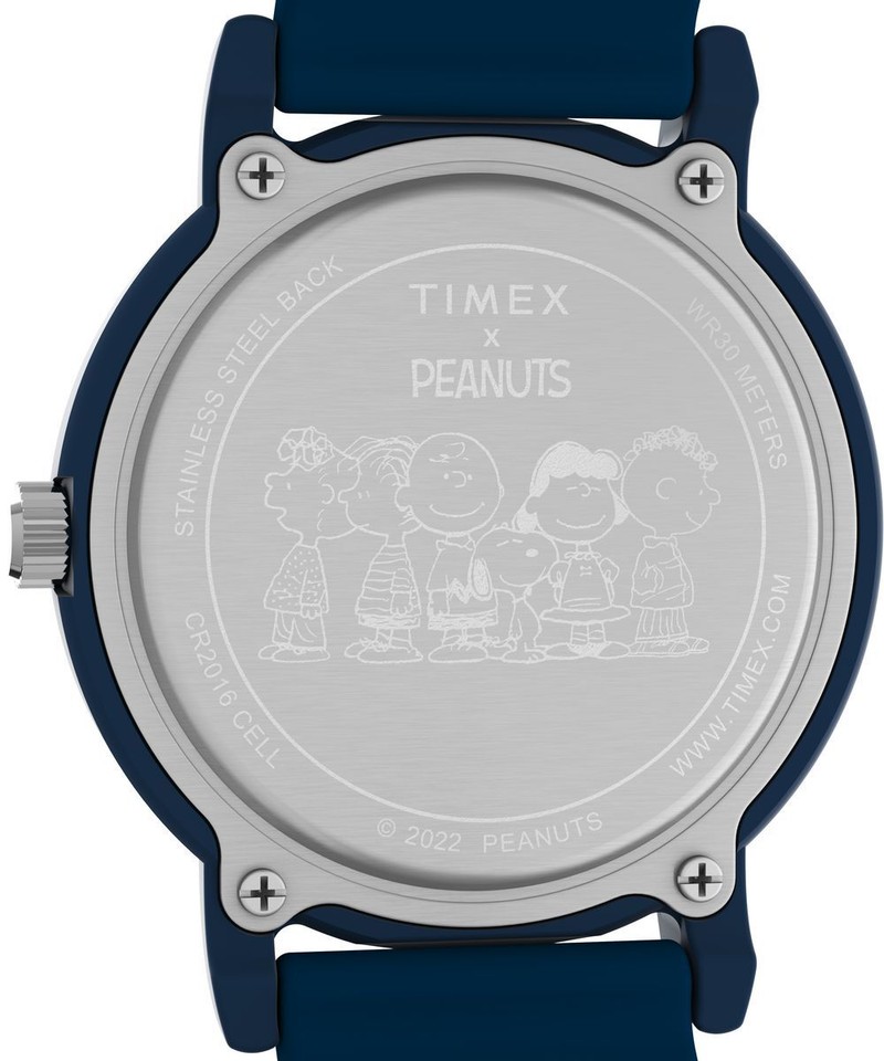Timex Blue Childs Analogue Watch Peanuts Weekender Color Rush TW2V78600 ...
