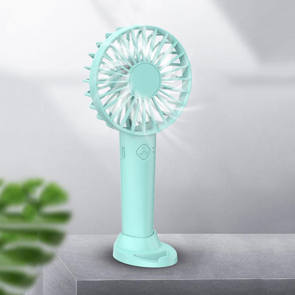 Mini Portable Fan Handheld USB Charging Air Cooling Powerful Fans (Blue ...