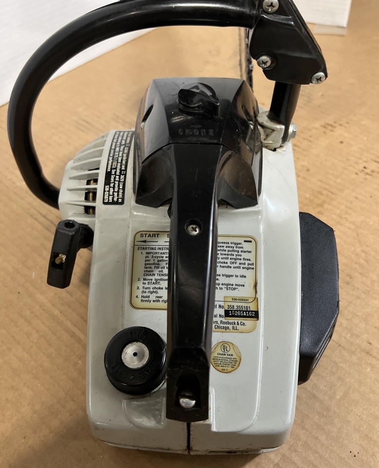 Craftsman 358.355161 Chainsaw With 16" Bar And Chain Used Chainsaw 2.0 ...