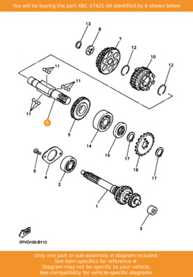 YAMAHA Axle, Drive, 4BC-17421-00 OEM PW80 | eBay UK