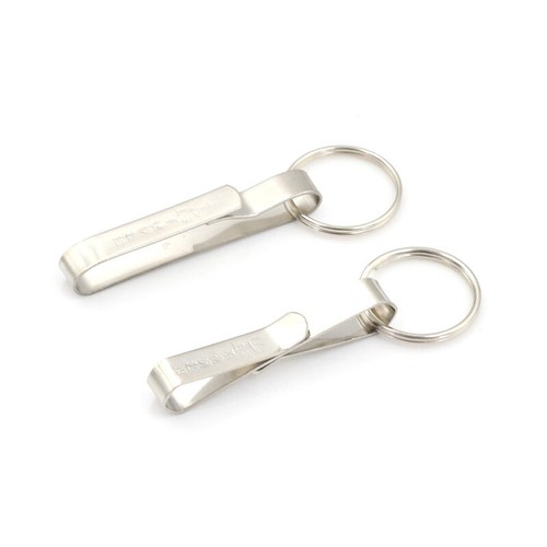 Stainless Steel Compact Quick Release Keychain Belt Clip Key Ring ...