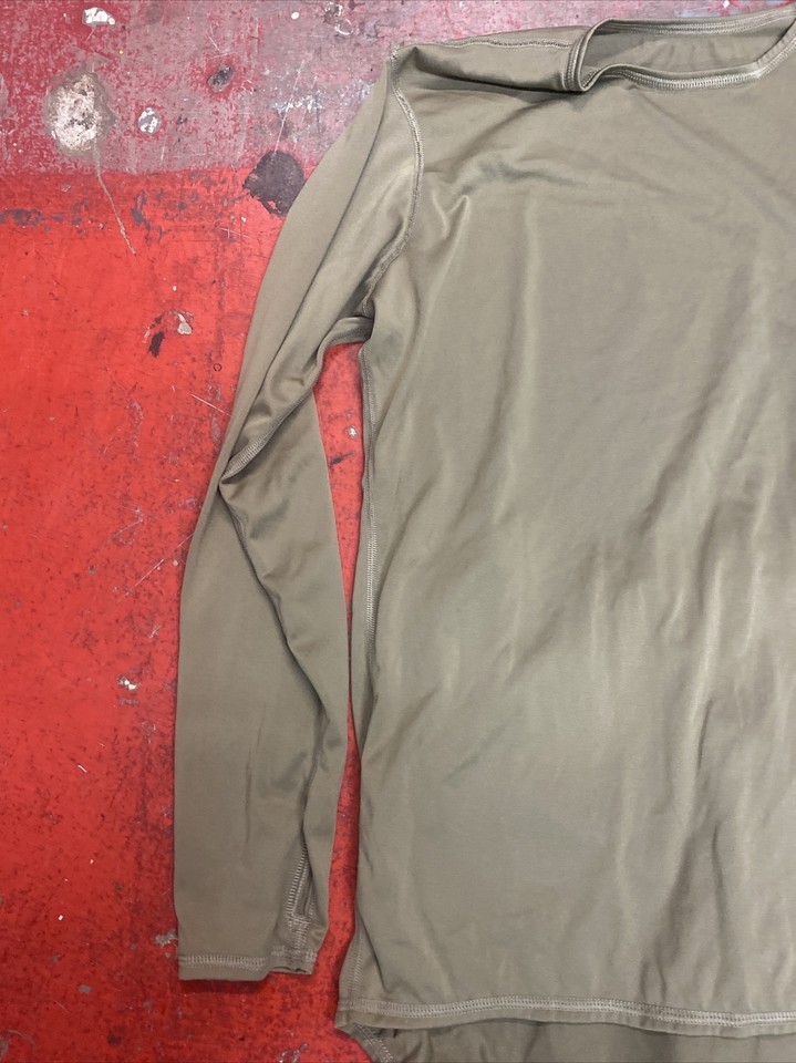 GEN III LEVEL 1 OCP TAN SILKWEIGHT PANTS SHIRT LARGE REGULAR THERMAL ...