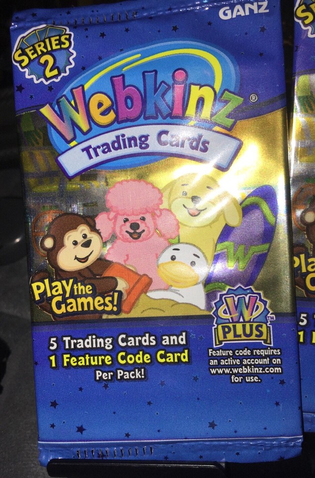 Ganz Webkinz Series 2 Trading Cards ( 2 Packs ) New Sealed Rare | eBay
