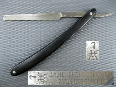 Antique 7 J.A HENCKELS SOLINGEN ZWILLINGSWERK STRAIGHT RAZOR Germany | eBay
