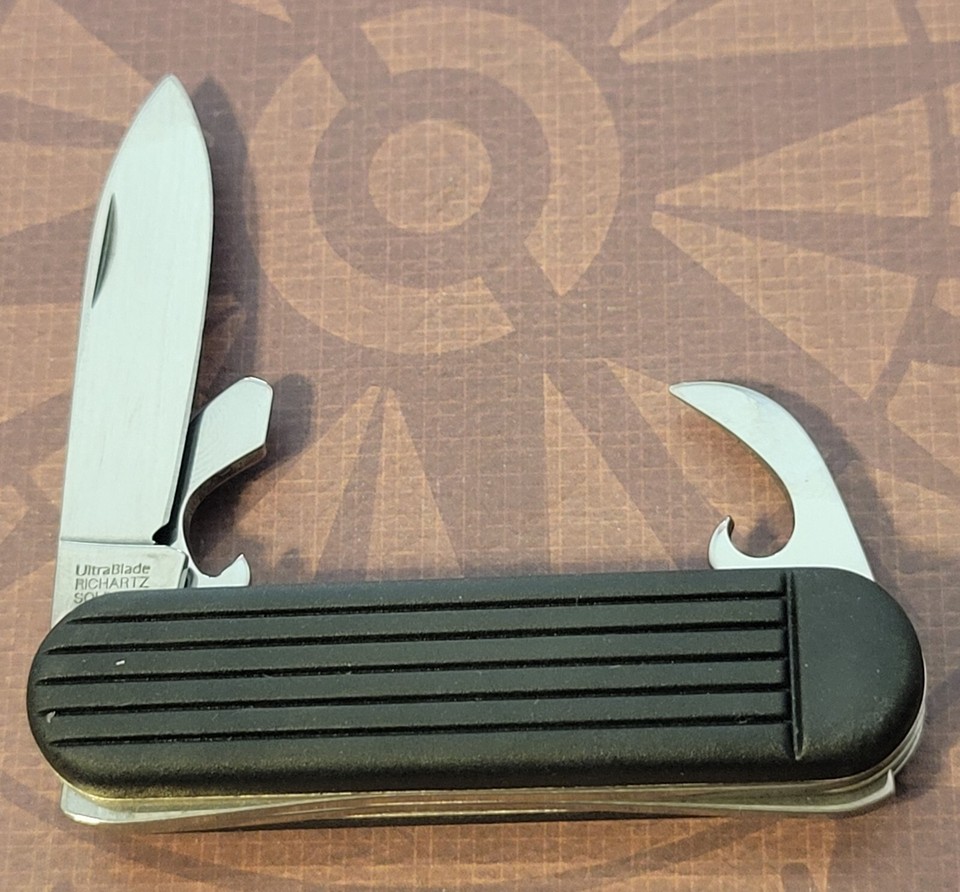 RICHARTZ ULTRA BLADE Knife Made In Solingen Germany Multi Tool Rubber ...