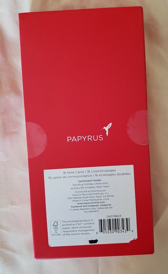 Papyrus Snowman Note Cards Holiday 16 Count NEW | eBay