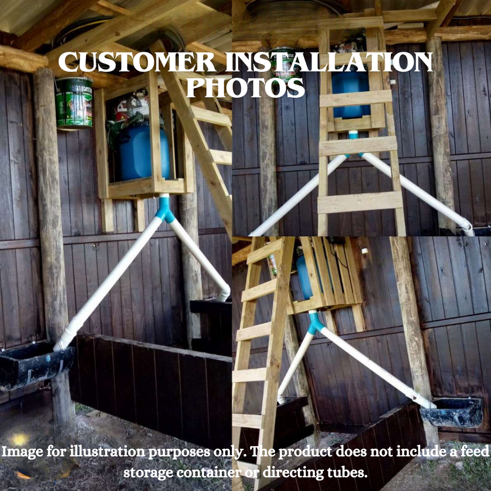 Automatic Feeder for Goats, Sheep, and Lambs, Food Dispenser with Timer ...