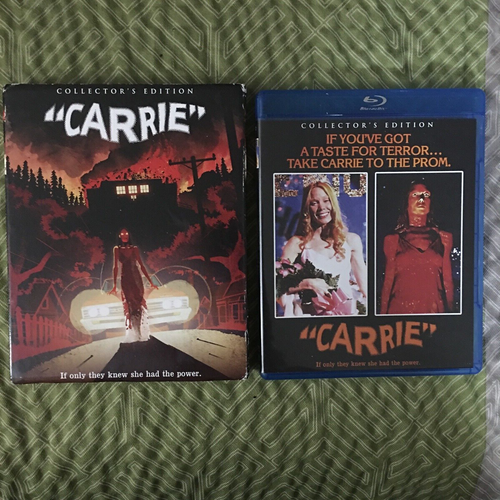 Carrie Collector's Edition Blu Ray with Slipcover 2-Disc Scream Factory ...