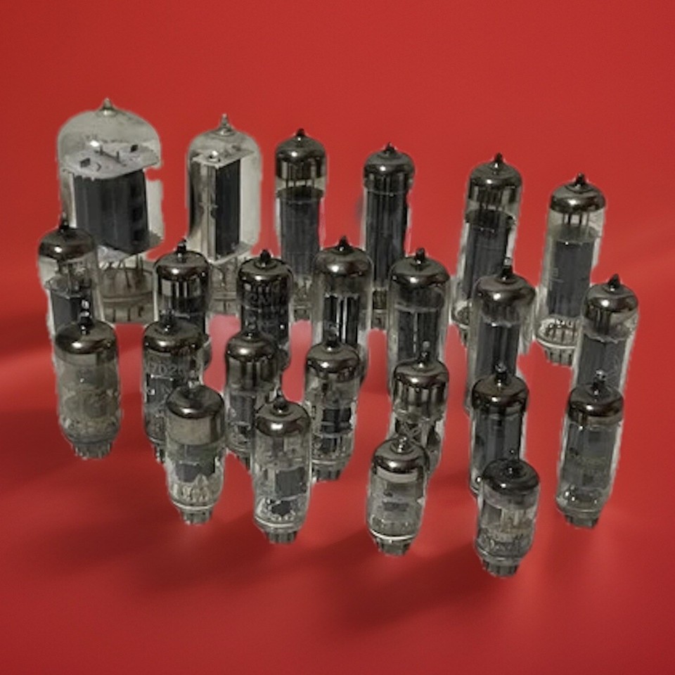 Vintage Radio Tubes Lot Of 24 Multiple Sizes | eBay