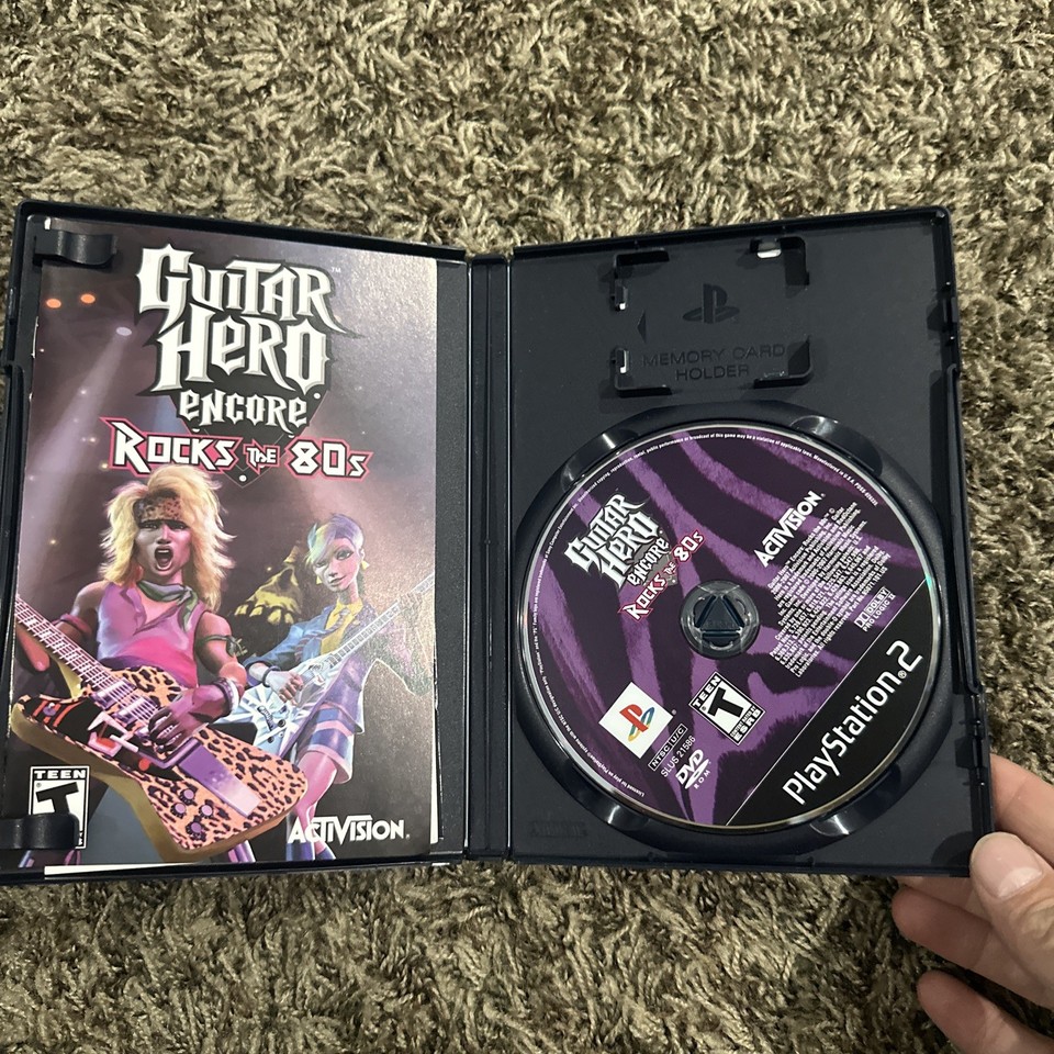 Guitar Hero Encore Rocks the 80s PS2 PlayStation 2 Game Complete | eBay