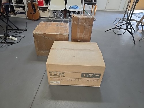Ibm Xt 5160 Model F Keyboard And CGA Monitor Original Boxes | eBay