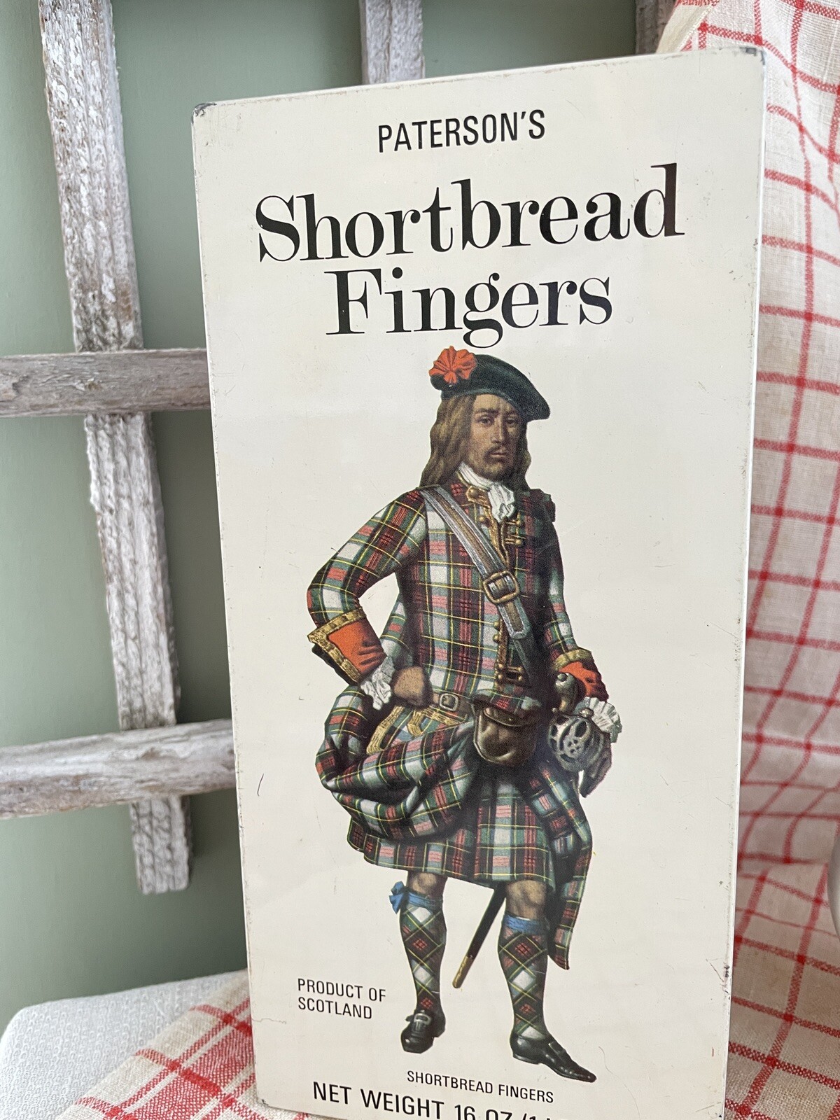 Vintage Paterson’s Scottish Shortbread Fingers Tin. Product Of Scotland ...