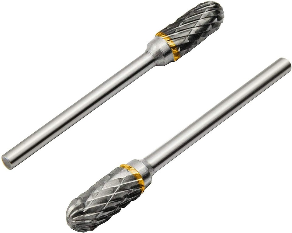 Tungsten Carbide Rotary Burr Bit Set 1/8" Cutting Carving Burrs for ...