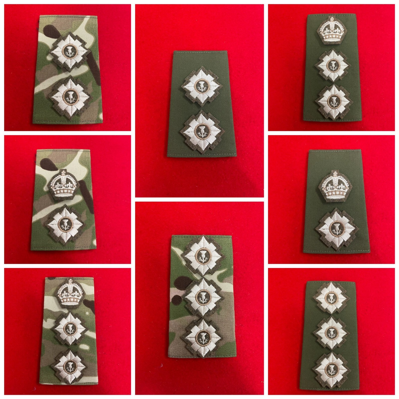 High Quality King's Crown Scot's Guard's Officer MTP & Olive Combat ...