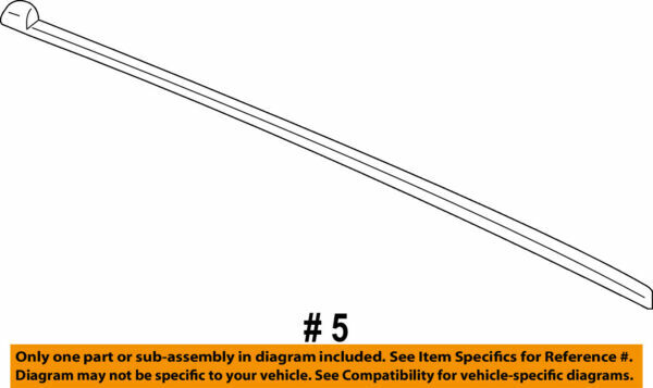 85213-48021 Toyota Rubber, wiper blade, rh 8521348021, New Genuine OEM ...