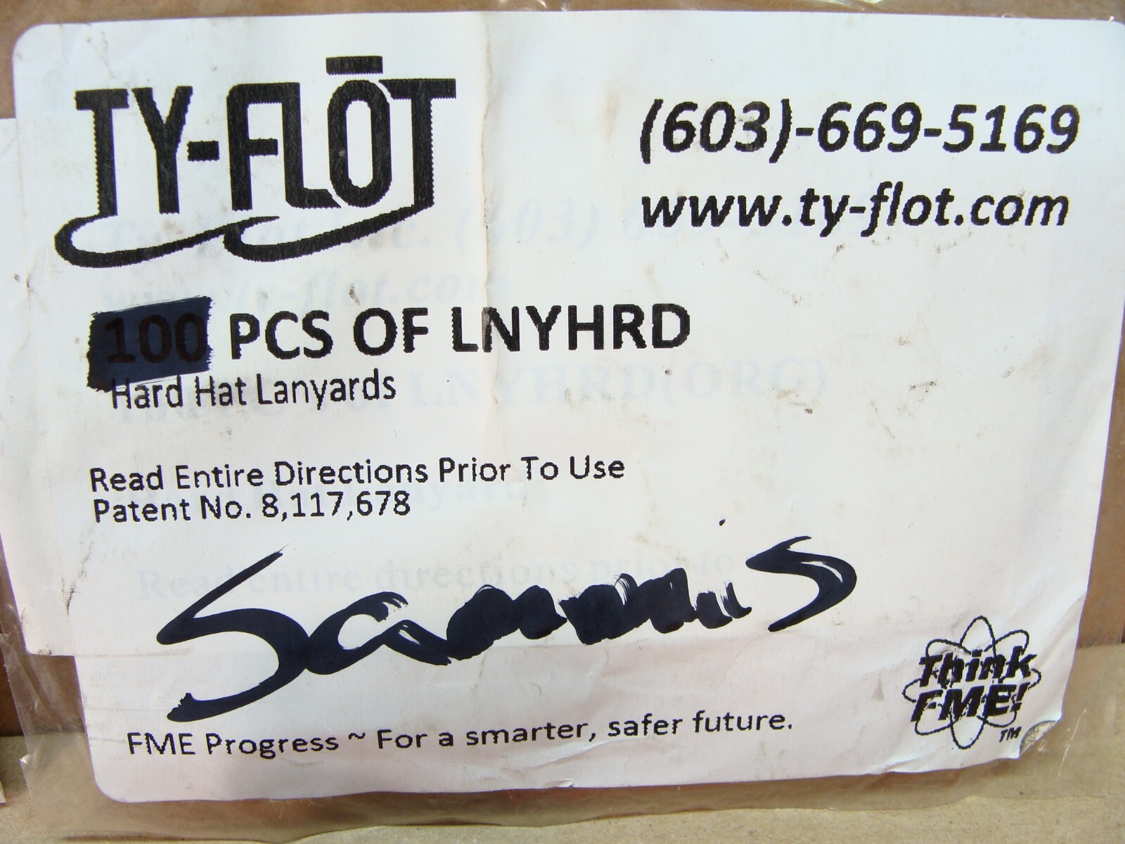 NEW lot of 10 TY-FLOT LNYHRD hard hat lanyards MANY available | eBay