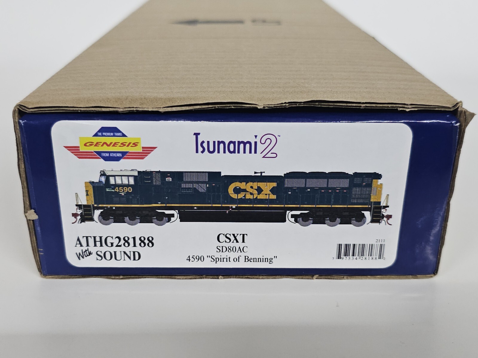 Athearn Genesis 2.0 G28188 HO Scale EMD SD80MAC CSX 4590 DCC Sound for ...