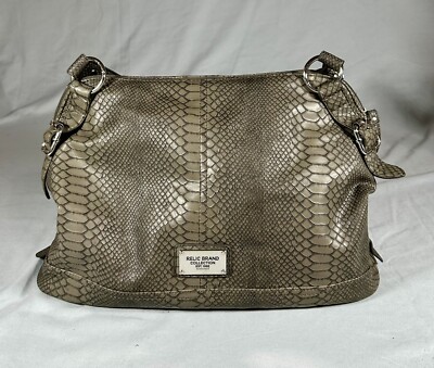 Relic Brand Collection Shoulder Purse Faux Snake Skin Leather Double ...