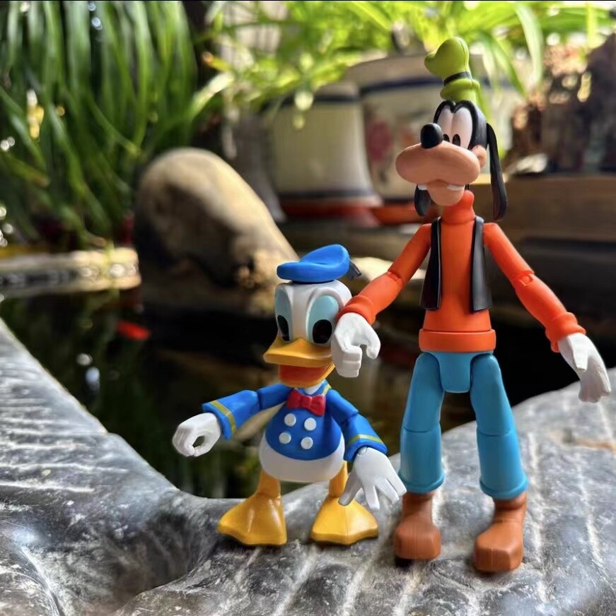 Disney TOYBOX GOOFY & DONALD 2Pcs Action Figures Super Movable Dolls | eBay