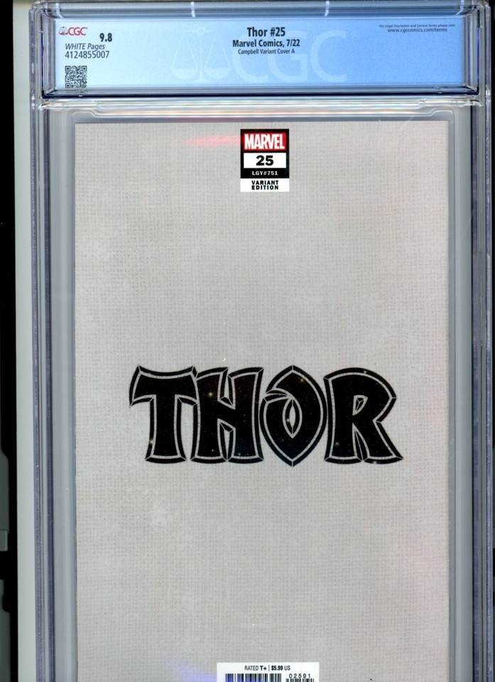 CGC 9.8 Thor #25 Campbell Retro Variant | eBay