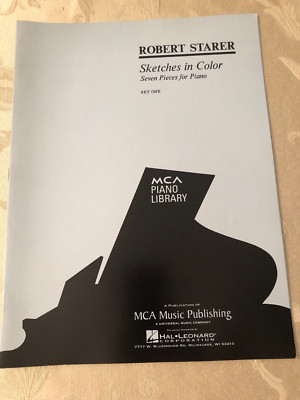 Robert Starer Sketches in Color Seven Pieces Set One | eBay