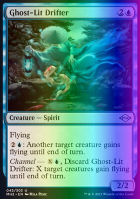 Magic the Gathering MTG Ghost-Lit Drifter (45) Modern Horizons 2 LP ...