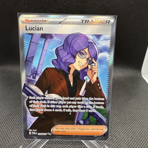 Pokémon TCG Lucian Card 208/167 Twilight Masquerade Ultra Rare | eBay