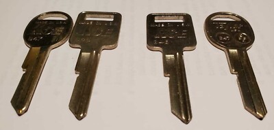Ace 2 Pair B46 & B47 Blank Key Fits GM Buick Cadillac Chevy GMC Olds ...
