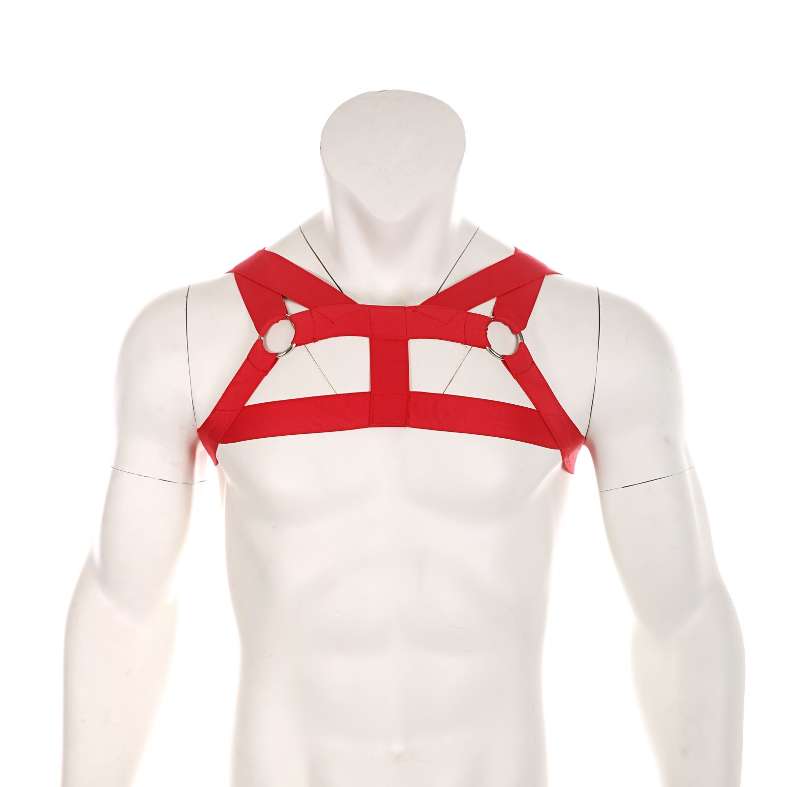 Men's Chest Harness Halter Elastic Straps Body Harness Costume Clubwear ...