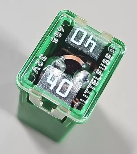 New 0495040 Littelfuse 495 Square Car Fuse 40A 32V JCASE Cartridge Fuse ...