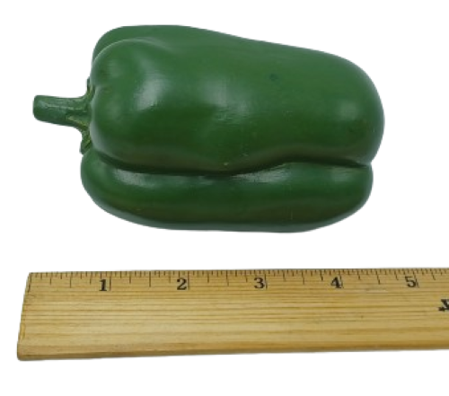 Play Food Display Prop Vintage Green Sweet Pepper | eBay