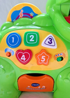 Vtech Chomp & Count Dino Green Dinosaur Toy 5 Coins Talks Colors Shapes ...