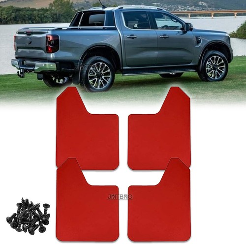 4x Mud Flaps Splash Guard Front Rear Mudguard Mudflap For Ford Ranger ...