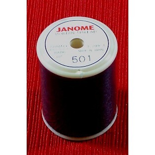 Black Embroidery Bobbin Thread, 874yds, Janome | eBay