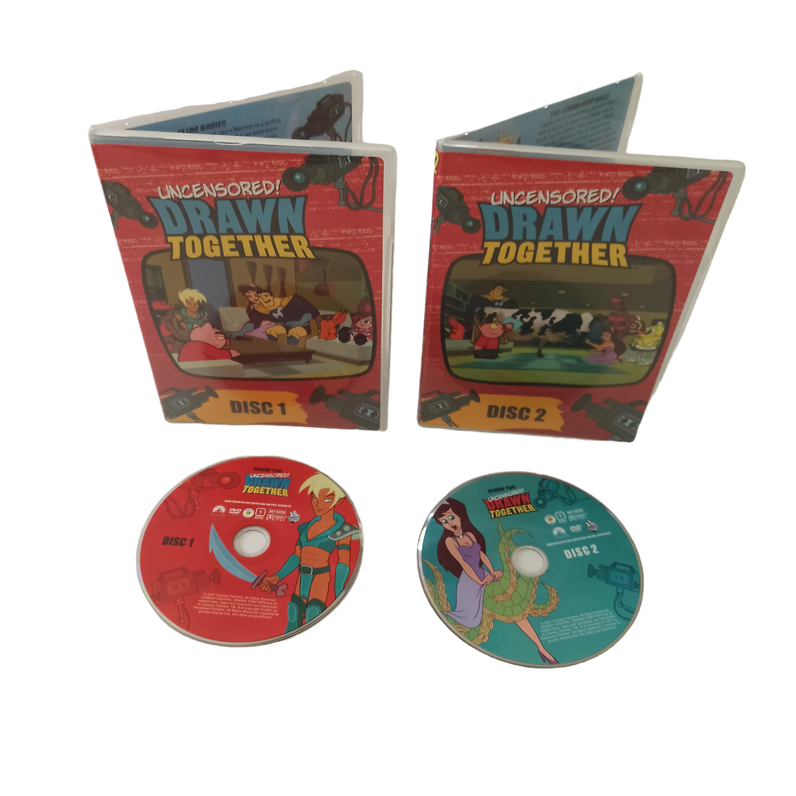 Drawn Together Season Two Extended Uncensored 2 Discs 2007 DVD for sale ...