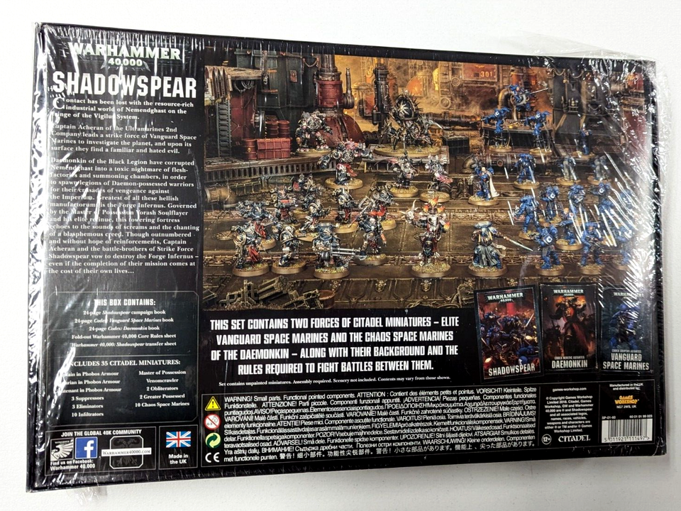 Warhammer 40k - SHADOWSPEAR Core Game Boxed Set - Sealed New in Box | eBay
