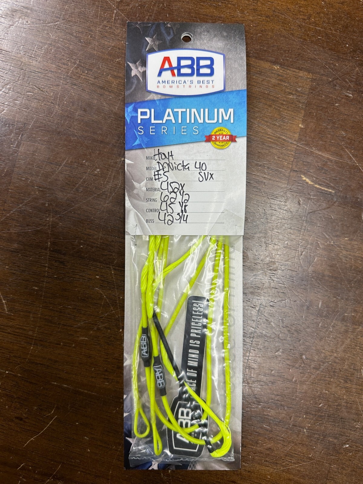 ABB Bowstrings - Platinum String Set for Hoyt Carbon Invicta 40 | eBay