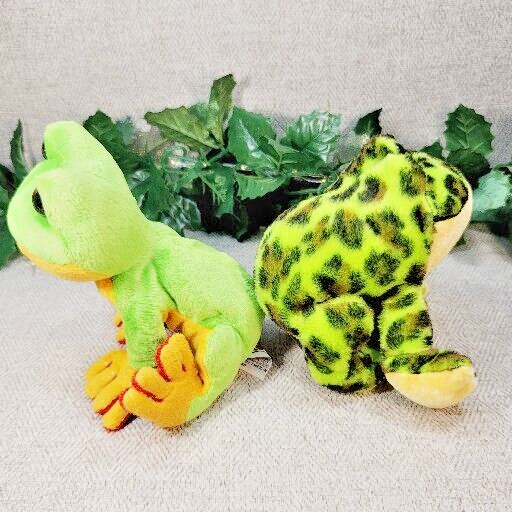 Ganz Webkinz Lil Kinz Tree Frog & Bull Frog Plush/Stuffed Animals. Lot ...